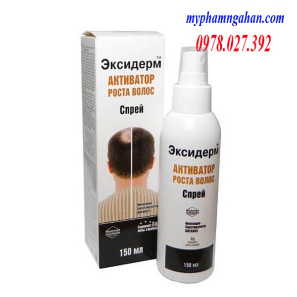 Xịt chữa hói đầu Exiderm Newman Nutrients giúp tạo tóc mới dày khỏe ...